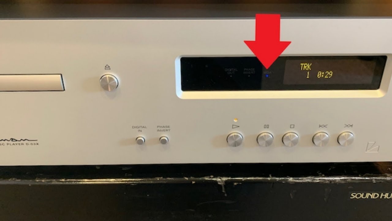 Luxman launches D-03X CD player with DAC and MQA decoding - YouTube