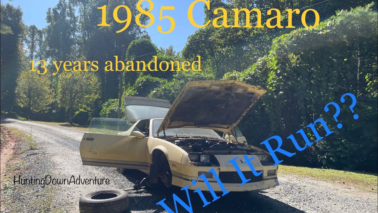 Will It Run? 1985 z28 Camaro Abandoned For 13 Years!! - YouTube