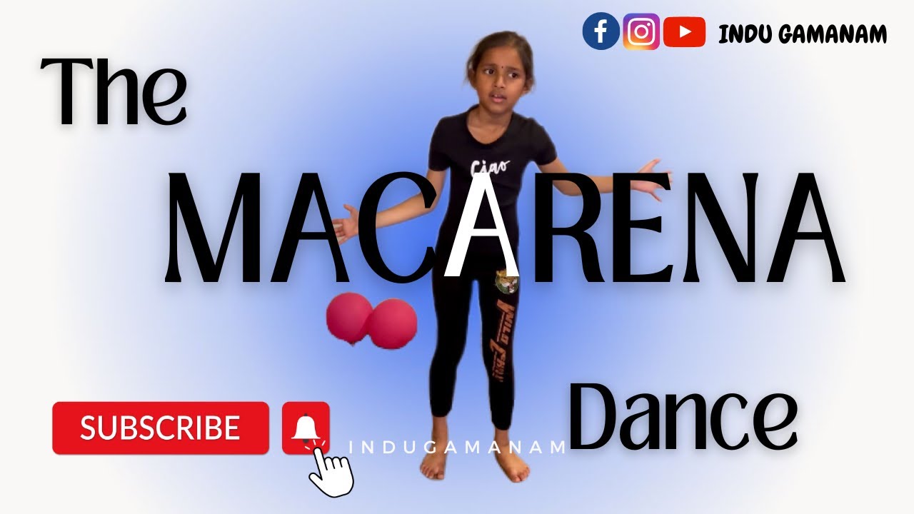 Kids Dance | The Macarena Dance | Dj | Raga Dance 🪩💃 @indugamanam - YouTube