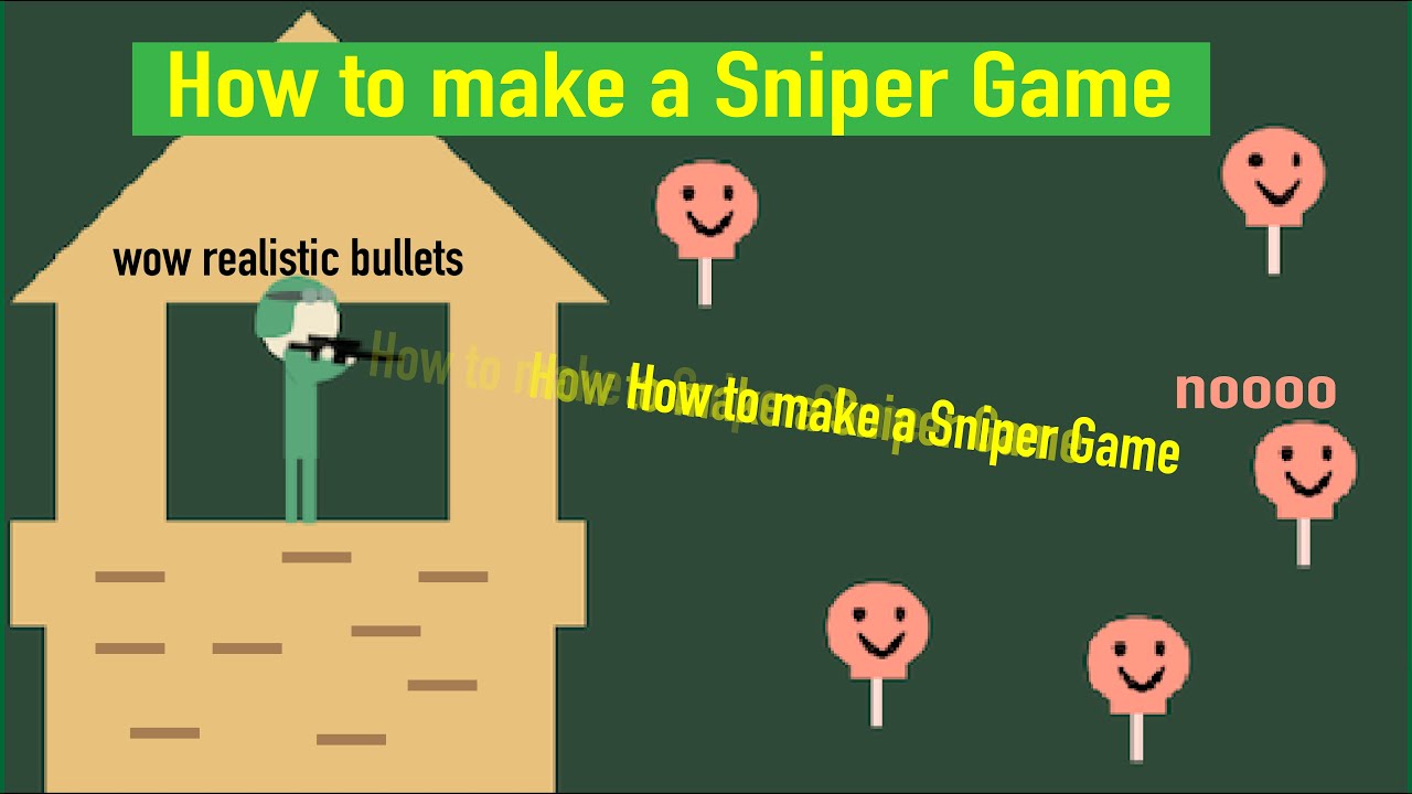 Scratch Tutoria | How to make a Sniper Game | #gaming #game # ...