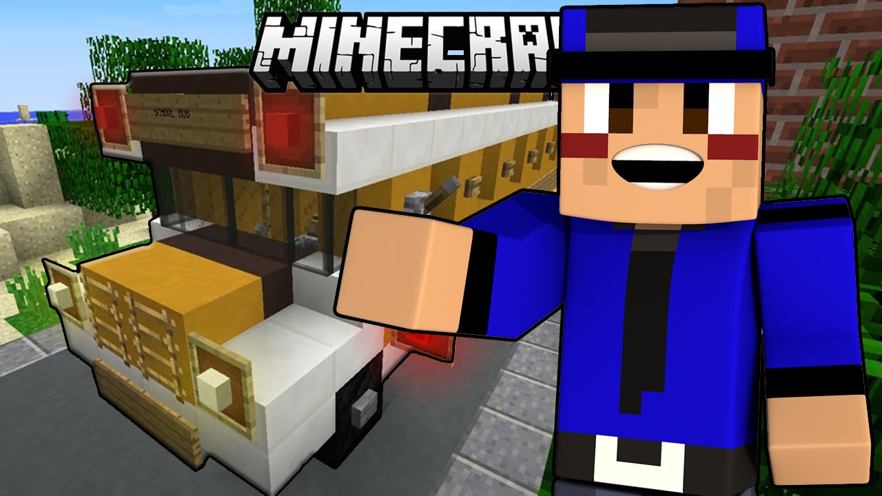 Minecraft - School Bus - Build Battle - YouTube
