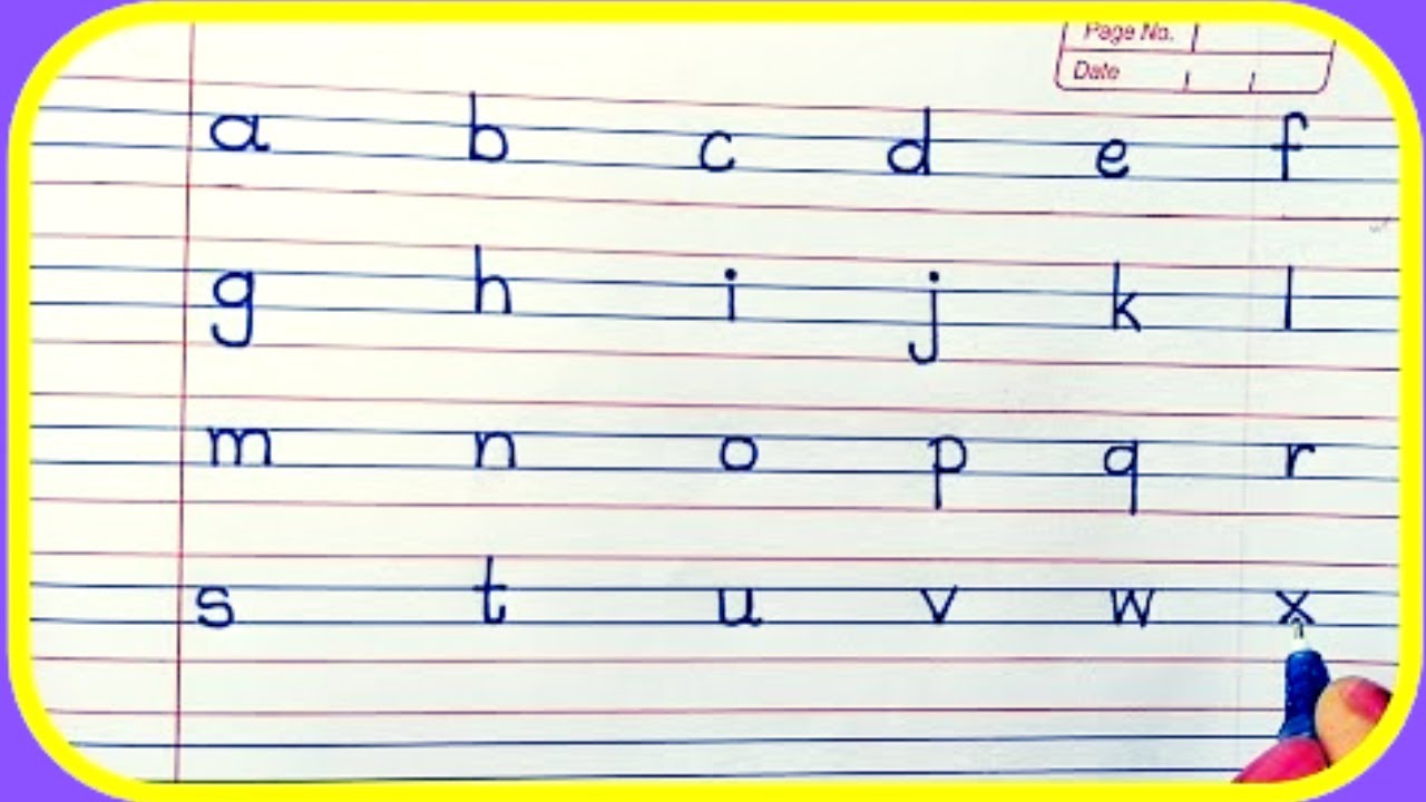 abcd small letters | small alphabet | small abcd | a for Apple b for ...