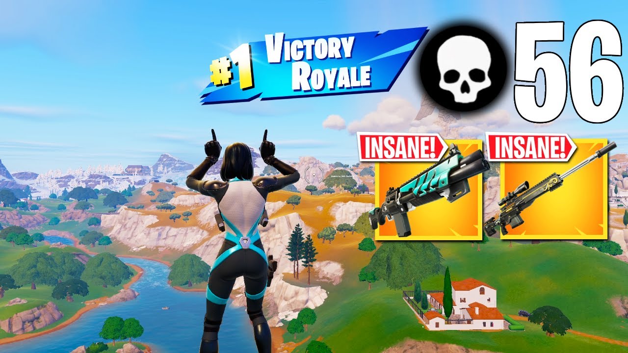 56 Elimination Solo Vs Squads Gameplay Wins (Fortnite Chapter 5 Season ...