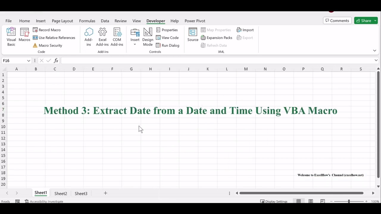 How To Extract Date From A Date And Time In Excel YouTube How To Extract Date From A Date And Time In Excel YouTube