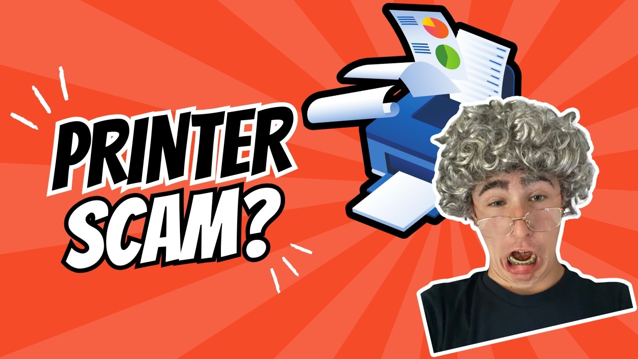 Scary Printer SCAM You Really Need to Know About! - YouTube
