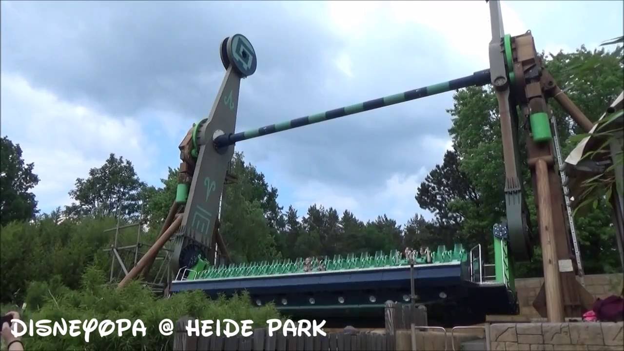 DisneyOpa @ Heide Park - Maya Tal - Aqua Spin offride - YouTube