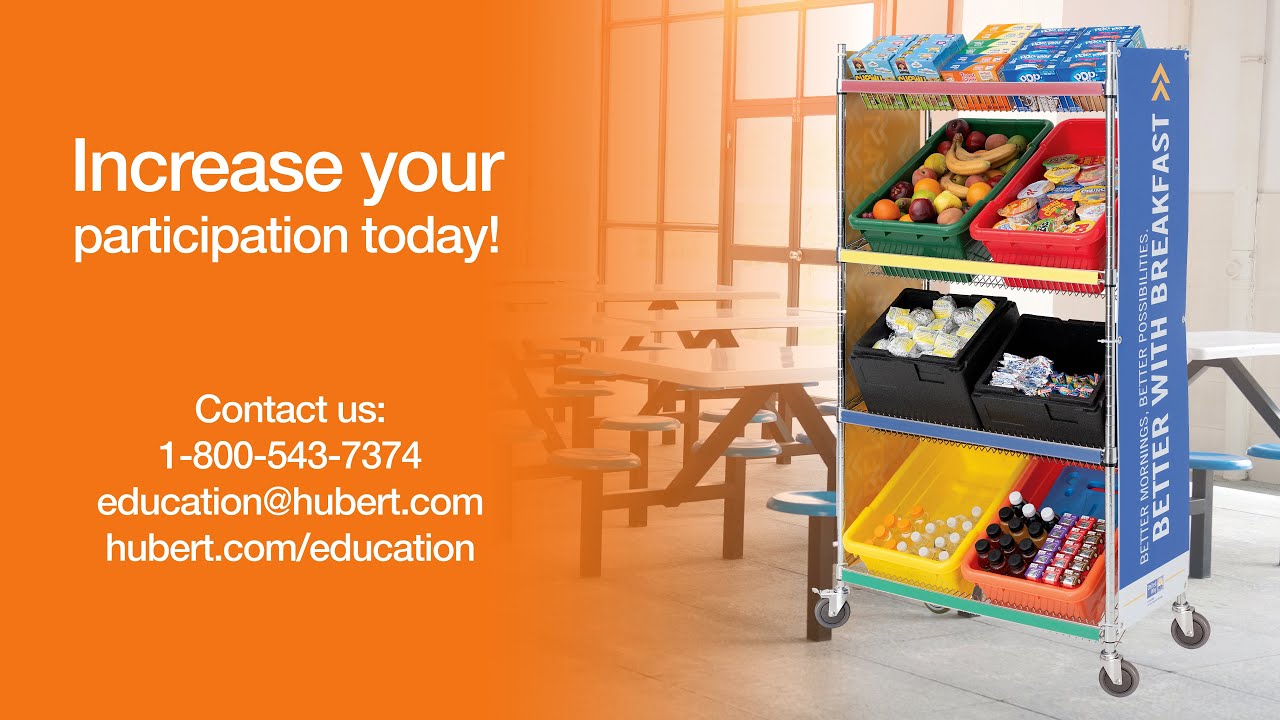 Increase Student Participation with the Hubert Classroom Meal Cart ...