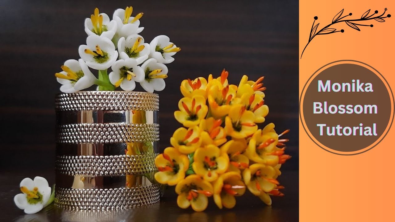How To Make Manuka Blossom With Flower Clay | Blossom Tutorial - YouTube
