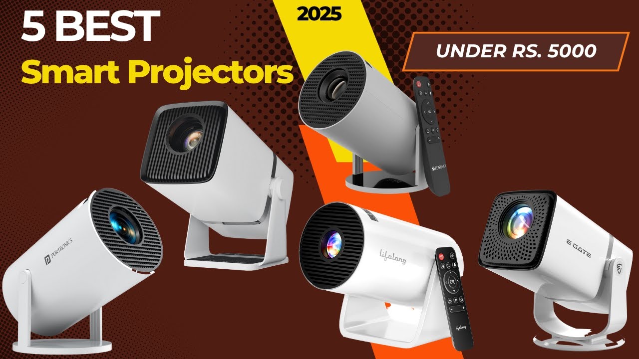 5 Best Smart Projectors in India 2025 | Projectors Under Rs. 5000 | Top ...