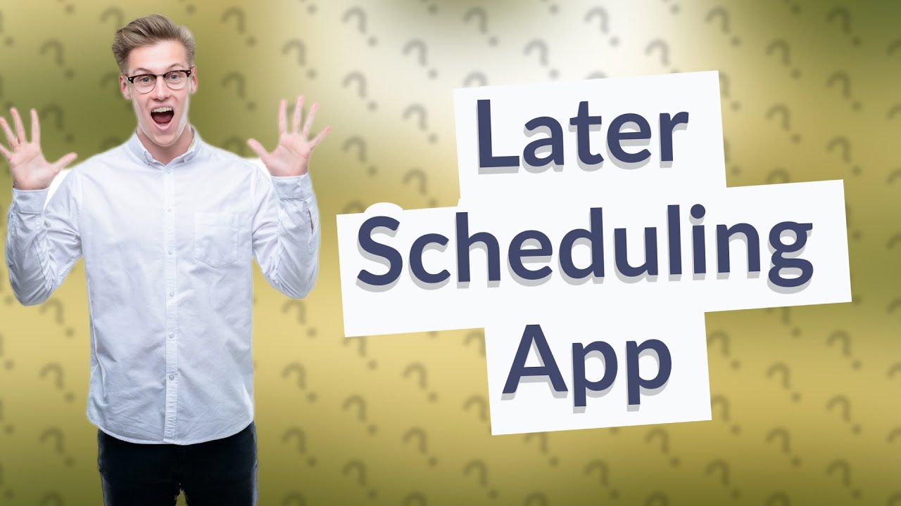 How do I use later scheduling app? - YouTube