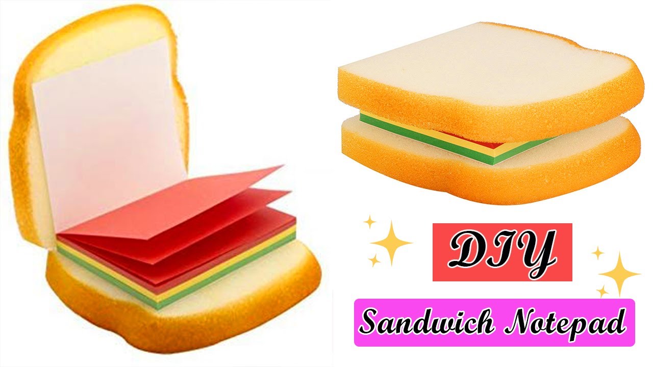 DIY Sandwich Notebook easy craft ideas / how to make/ paper craft ...