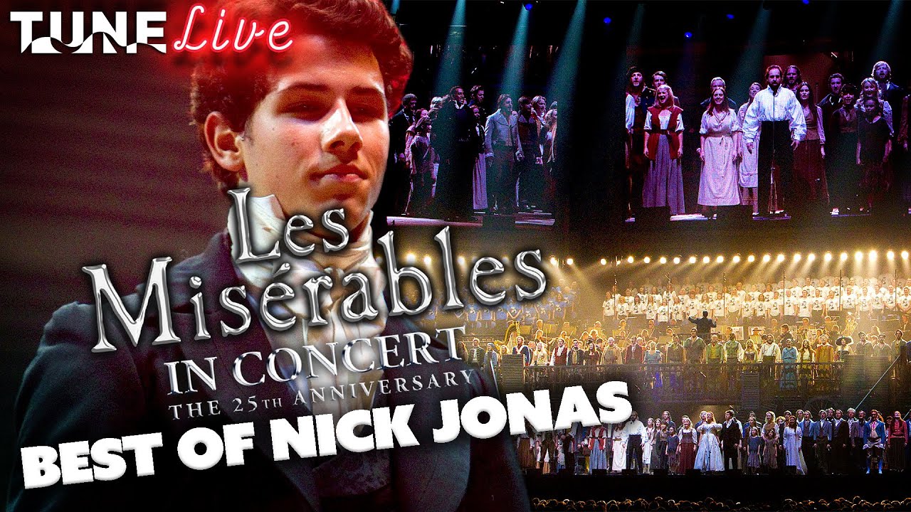 The Best Of Nick Jonas As Marius In Les Misérables In Concert: The 25th ...