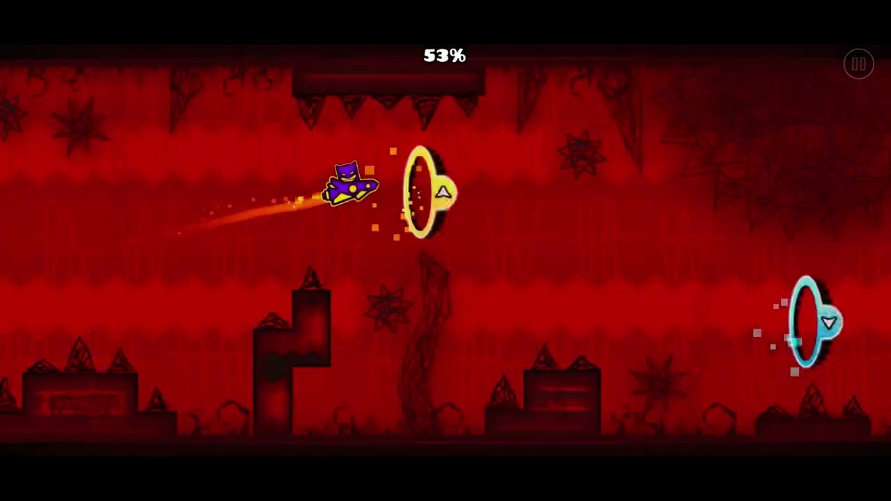 Geometry Dash - “Grave Fall” by SaabS (Harder 7*) - YouTube