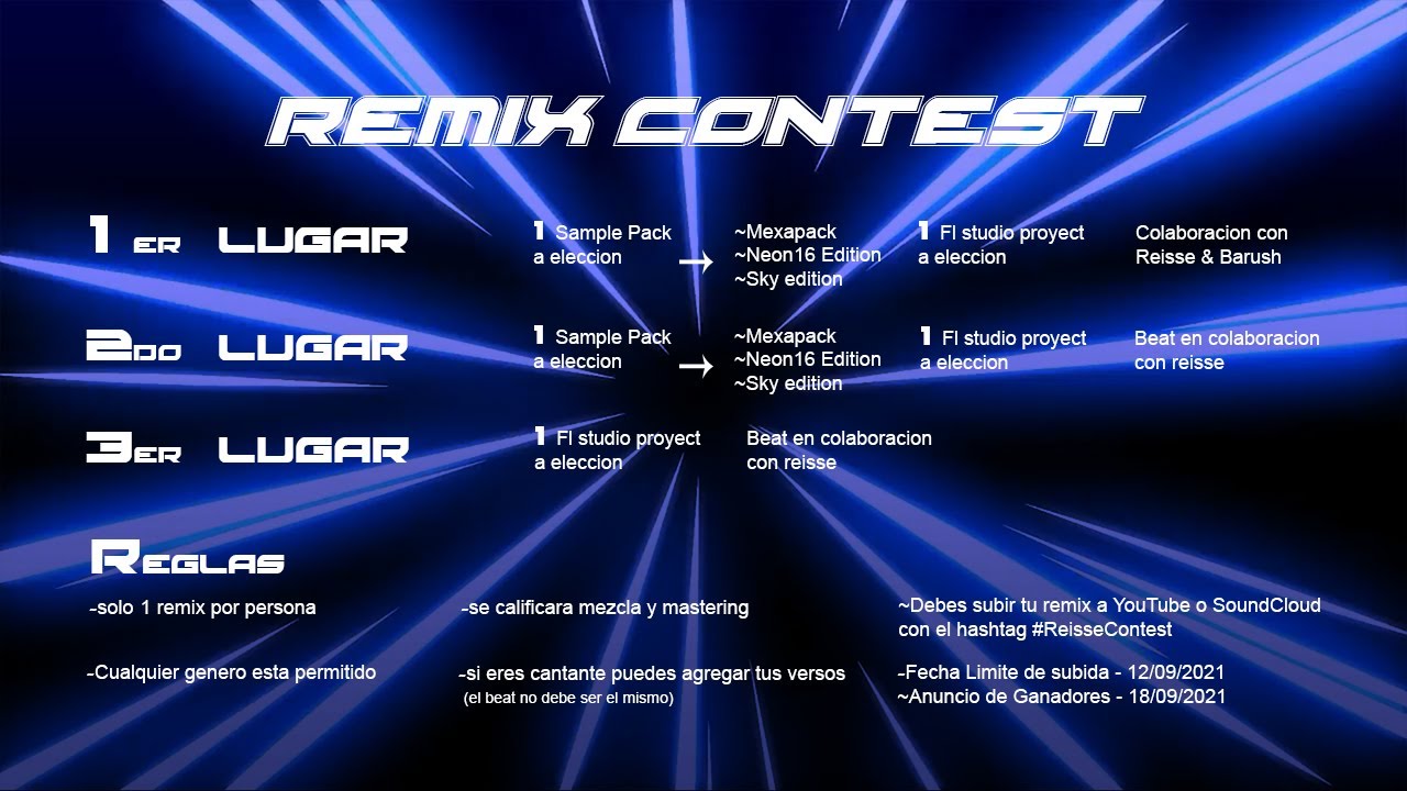 Remix Contest 🏆 | Primer Concurso Official de Remixes | FINALIZADO ...