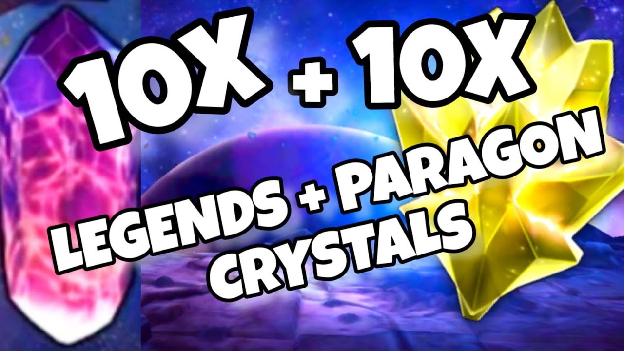 Crystal Opening! 10X Legends Celebration Crystal &10X Paragon Crystal ...