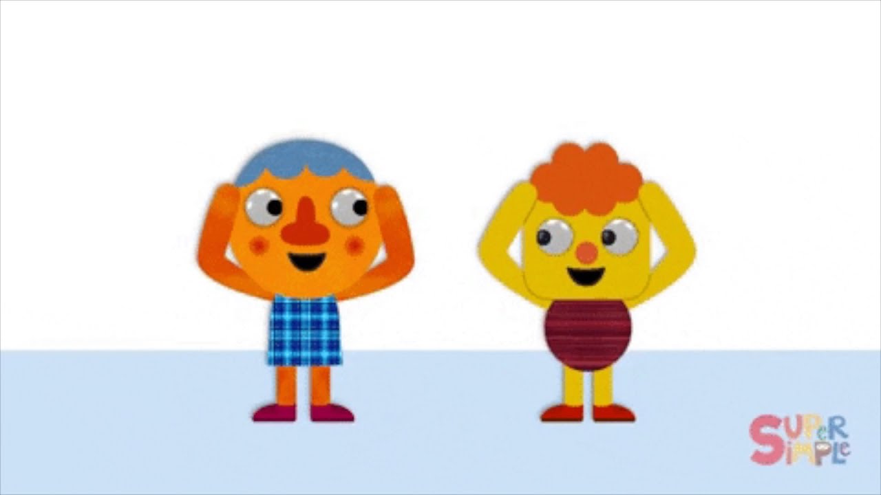 Head Shoulders Knees & Toes 子供の歌 Karaoke Songs For Kids & More Nursery ...