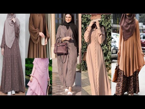 beautiful stylish hijab collection||burkhe ke design||Abaya designs # ...