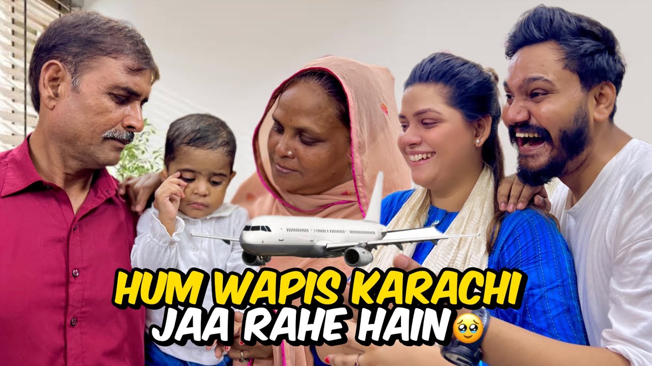 Hum Wapis Karachi Jaa Rahe Hain🥹| Amie Abu Roney Lag Gaye😩🥲| prank ...
