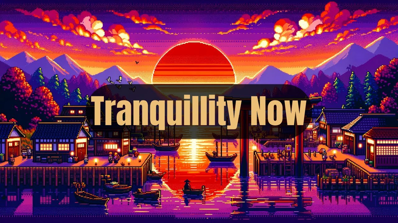 Relaxing Music for Meditation and Study - Tranquil 8-Bit Sunset ...