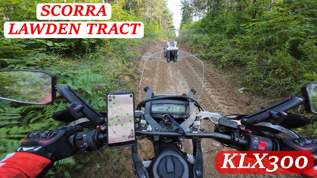 SCORRA Lawden Tract - Single Track | KLX300 - YouTube