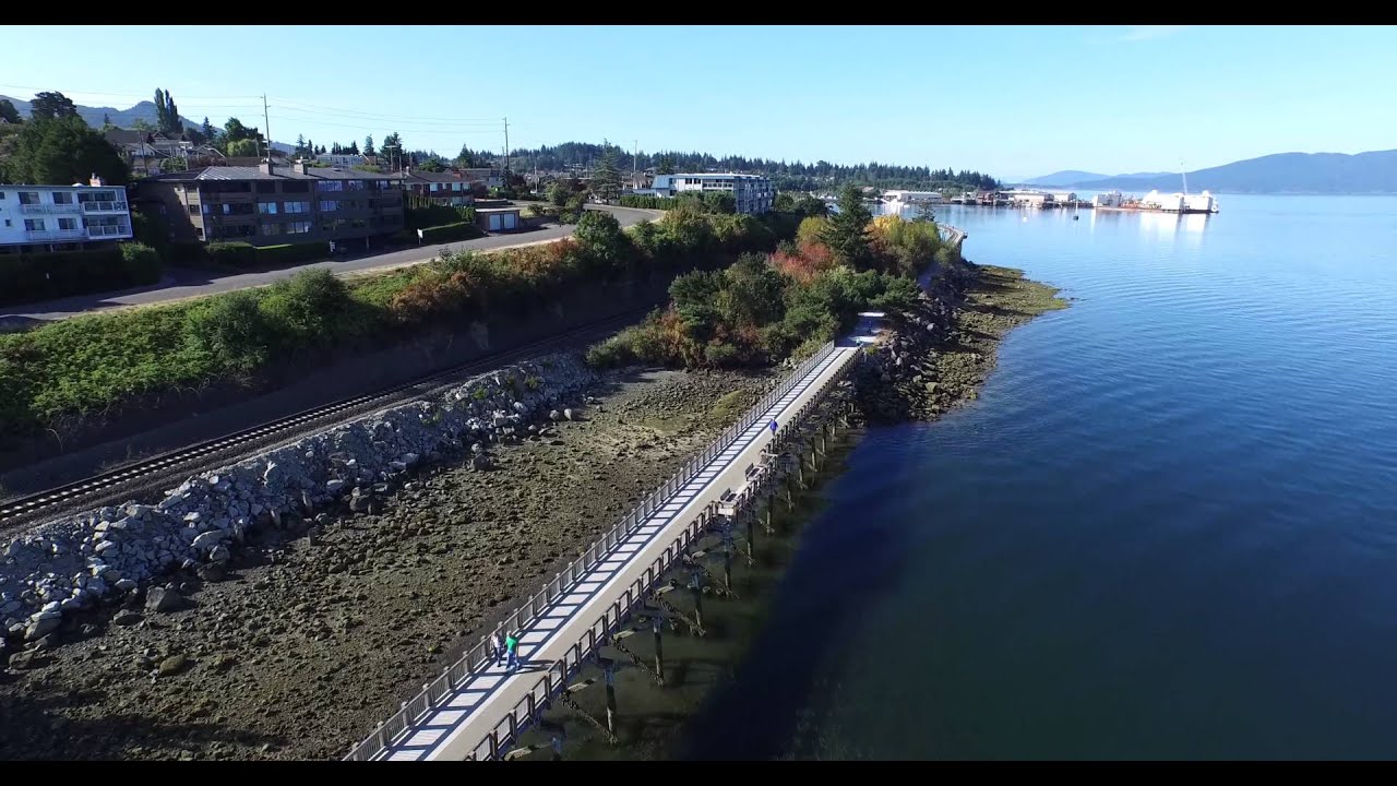 Bellingham drone aerial video. The city of subdued excitement. - YouTube