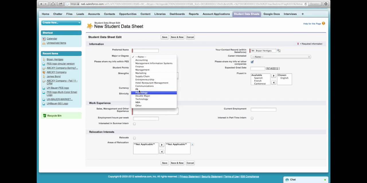 Student Data Sheet YouTube student-data-sheet-youtube