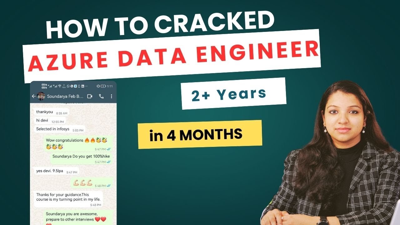 HOW to Crack AZURE DATA ENGINEERING JOB. with in 4 Months - YouTube