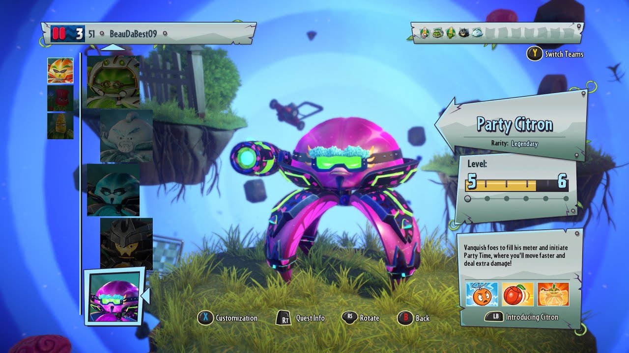 PARTY CITRON Gameplay Plants vs Zombies GW2 - YouTube