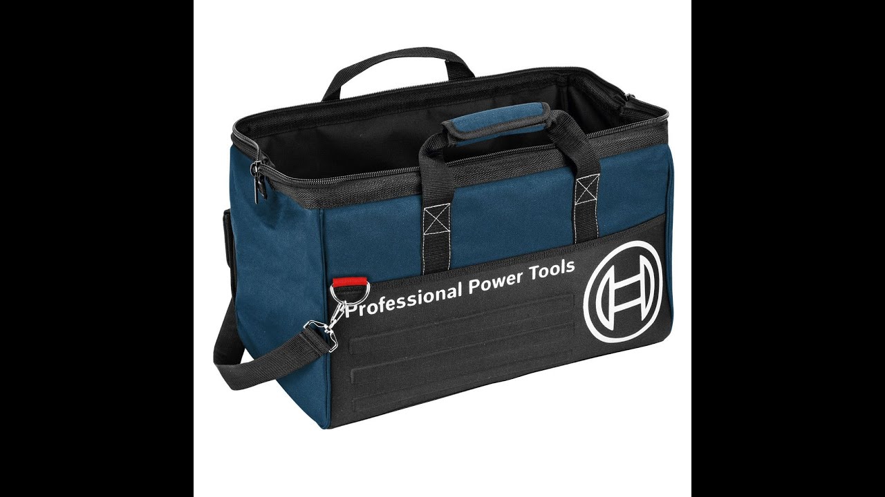 Bosch Professional LARGE Tool Bag - Unboxing - YouTube