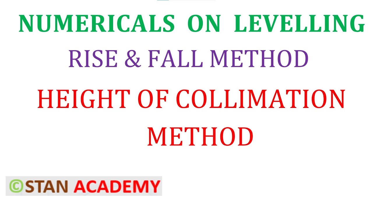 Problem on Levelling No 2 - Height of Instrument and Rise & Fall Method ...