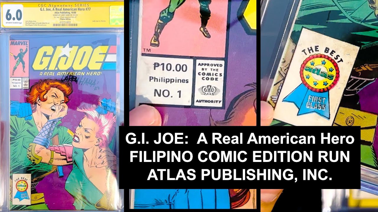 G.I.JOE - Philippine/Filipino Edition Comic Book run, Atlas Publishing ...