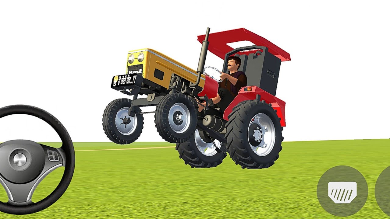 Wheeling! Indian Tractor driving 3d game | Mahindra tractor driving ...