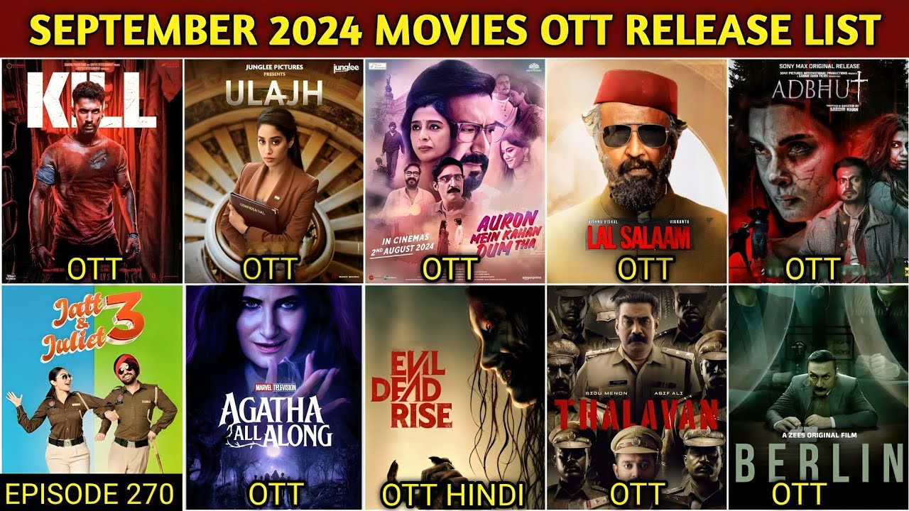 September 2024 OTT Movies & Web Series Release Update Full List ...