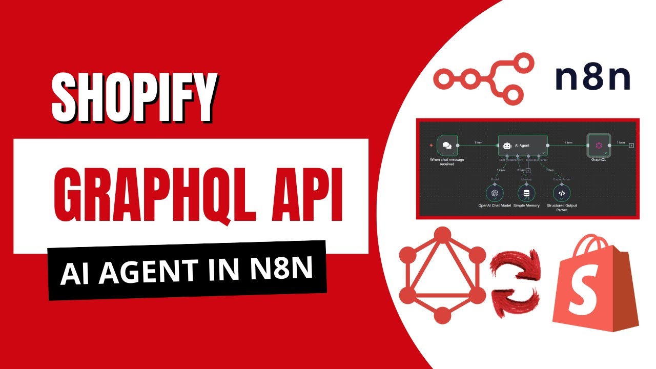 Make Shopify GraphQL API Calls Using AI Agent in n8n - YouTube