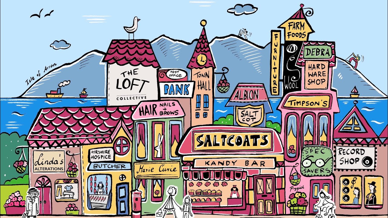 Illustrating Saltcoats - YouTube