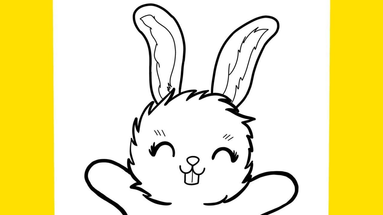 Iepurasul de PASTE care iti da o imbratisare🐰 Desenat Usor Pas cu Pas ...