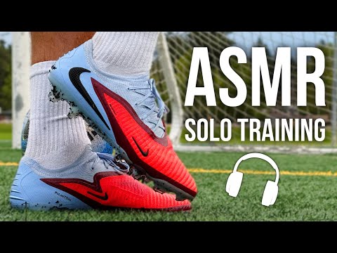 ASMR Solo Training Session For Soccer / Football In Nike Phantom 6