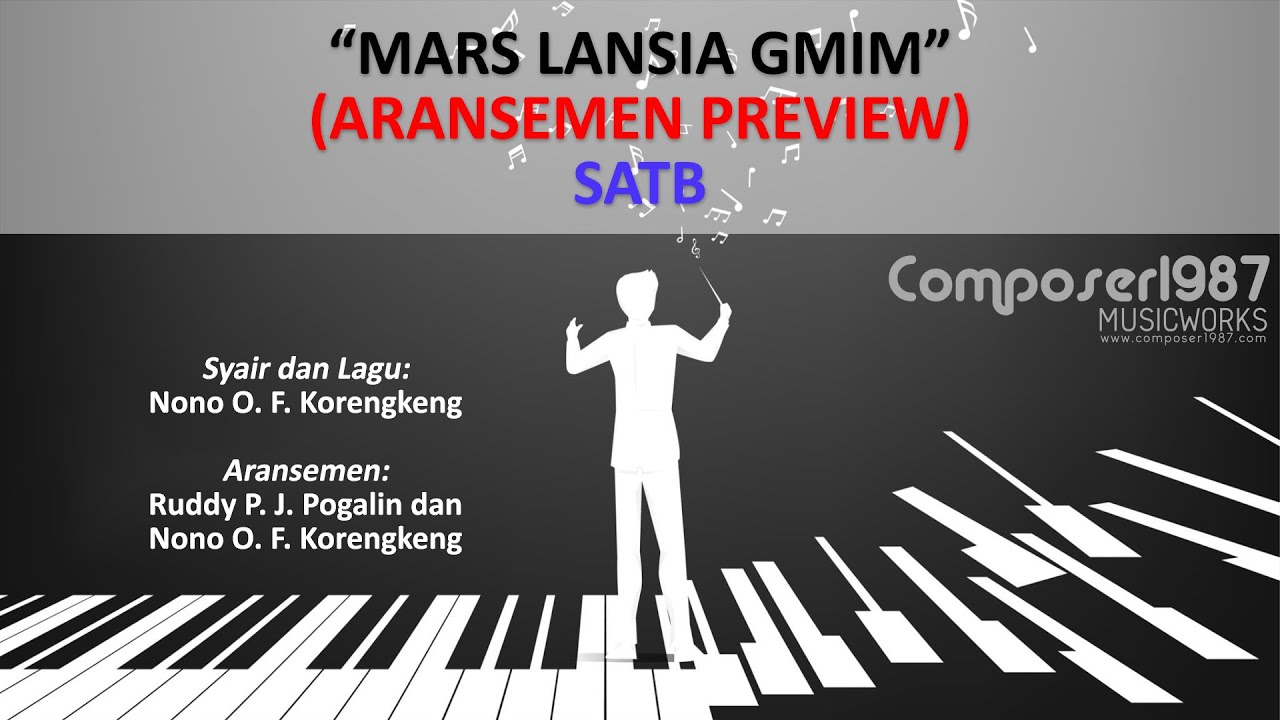 Mars Lansia GMIM (SATB) Aransemen Preview - YouTube