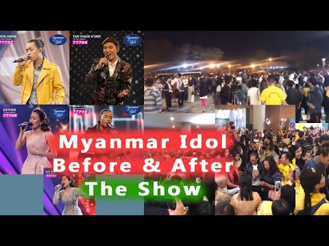Myanmar Idol Season 4 2019 | Top 4 | (8th week) Performance Show Before ...