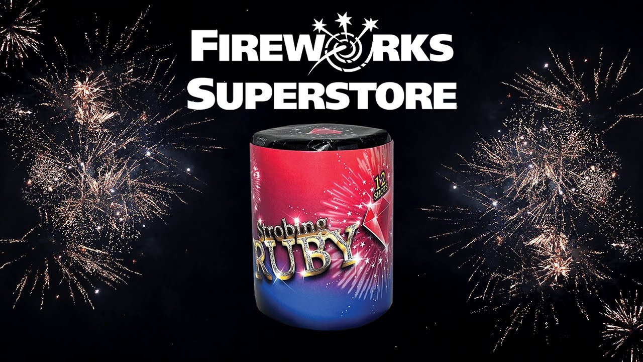 Strobing Ruby - Available at Fireworks Superstore! - YouTube
