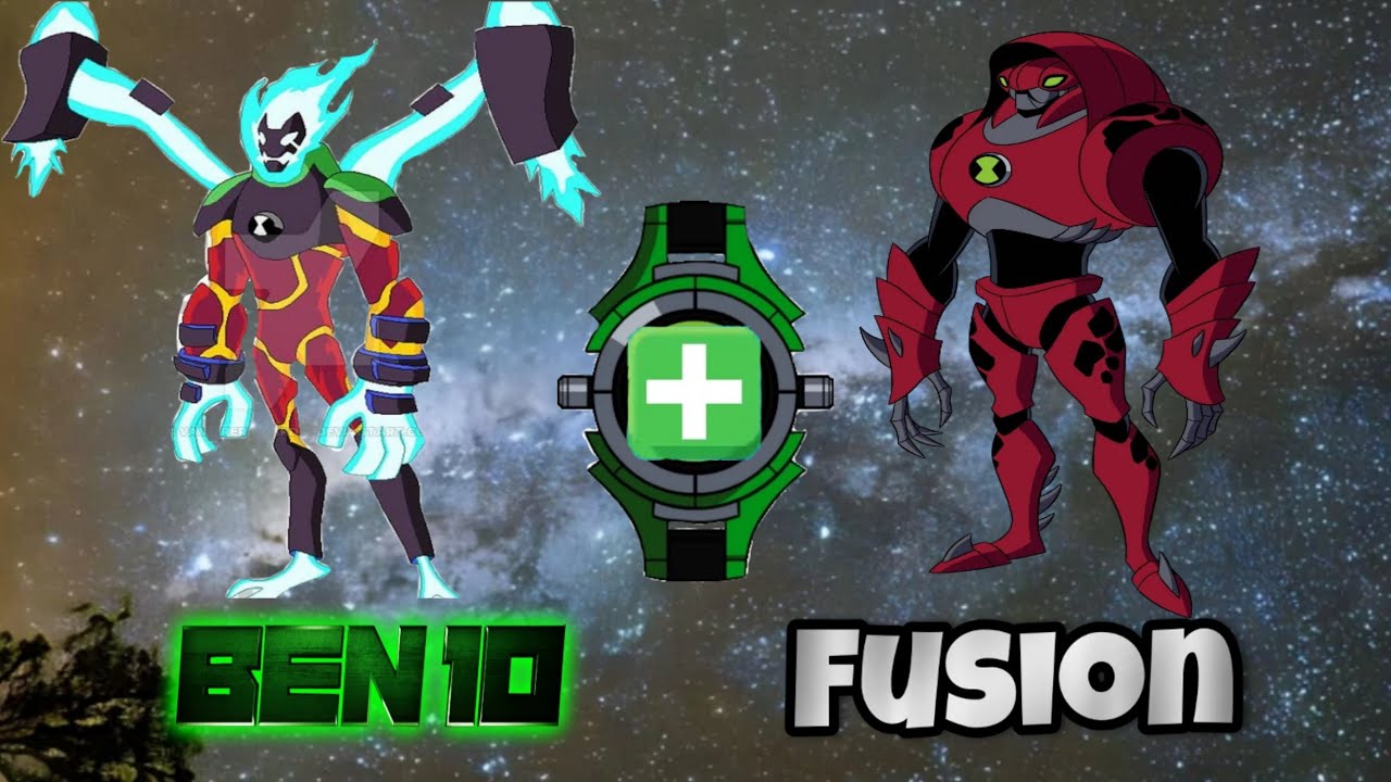 Ben 10 Fusion || Ben 10 Alien Fusion Drawing || HeatBlast + Water ...