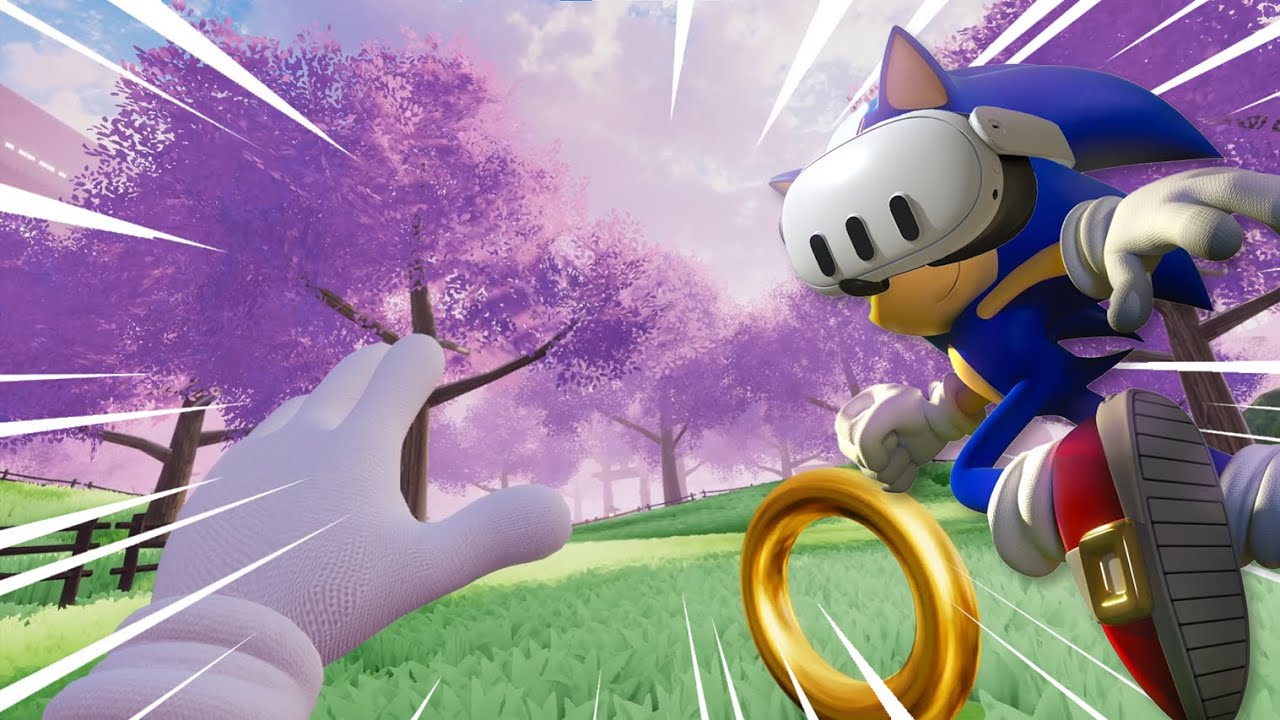 Sonic in Virtual Reality! - Virtua Sonic Fangame - YouTube