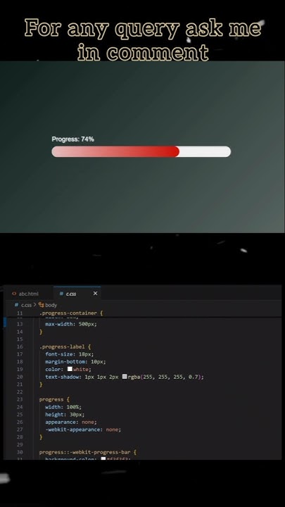 How to make loading screen #shorts #loading #progress #coding #html # ...