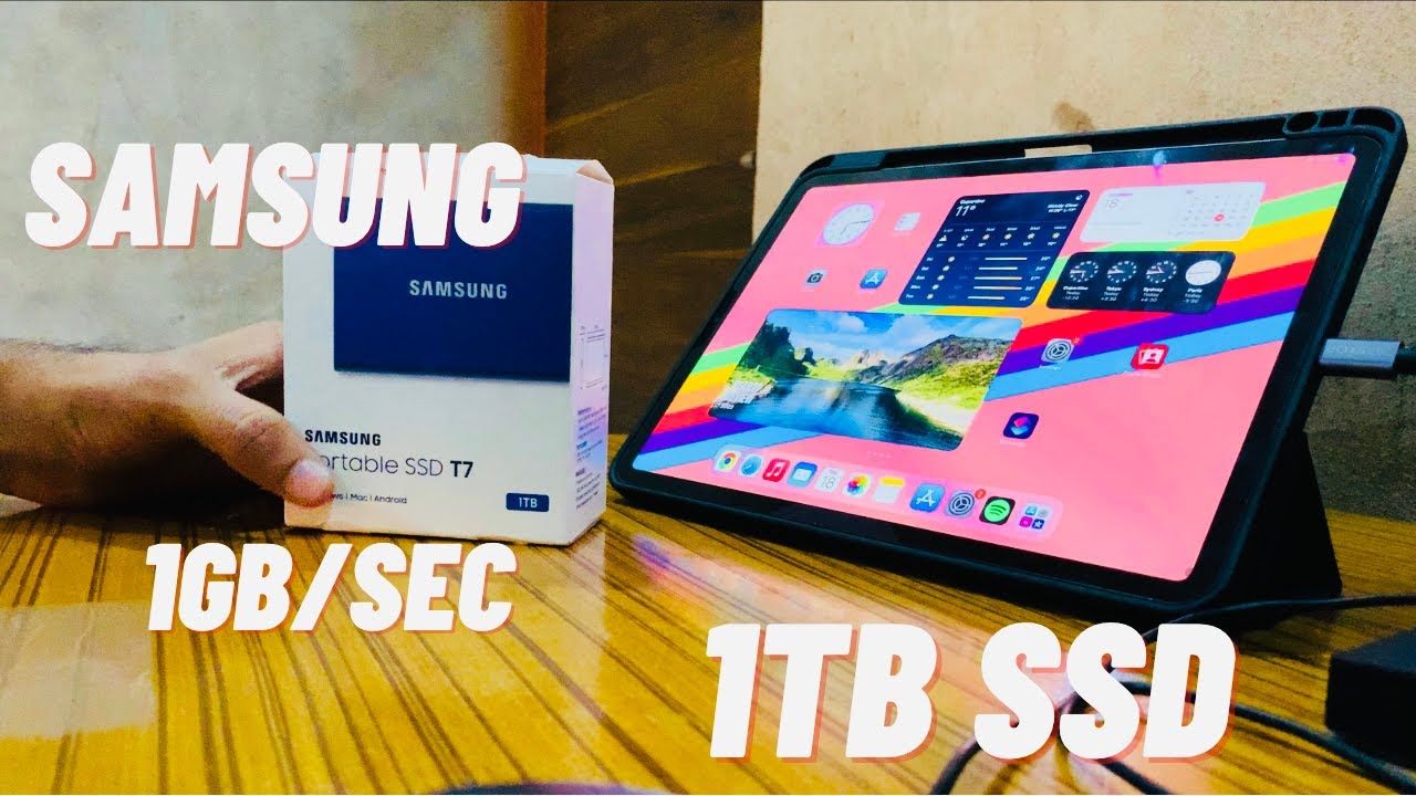 Samsung 1TB SSD For iPad Pro Unboxing review ##ipad #ipadpro #samsung # ...