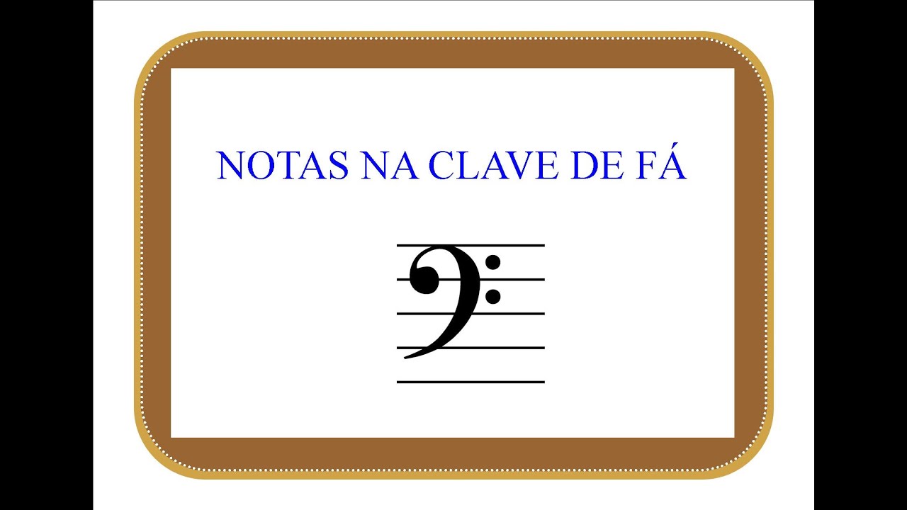 Notas na Clave de Fá - YouTube