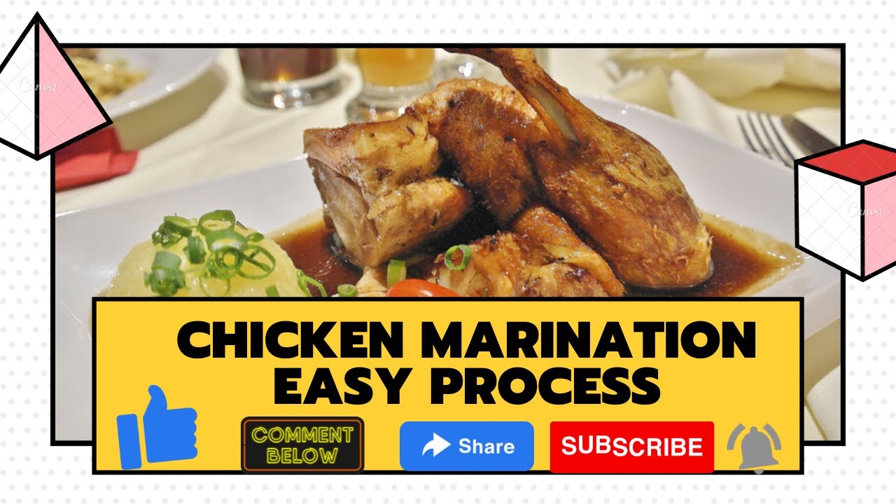 Chicken Marination Process| How To Marinate Chicken | Easy Steps to ...