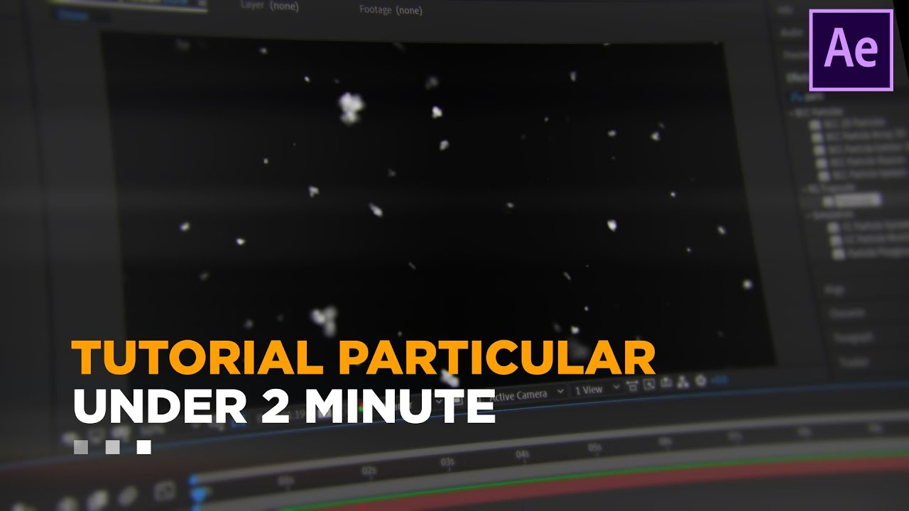 Tutorial Particular in After Effects - YouTube