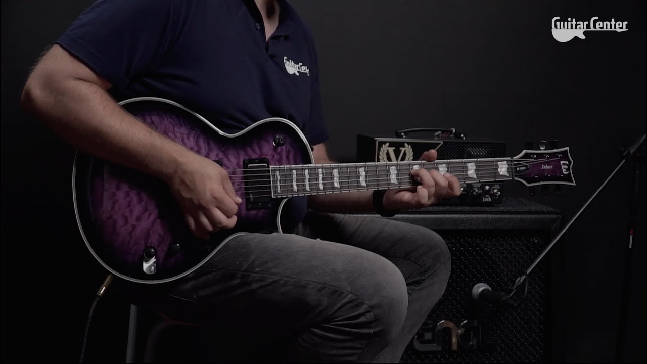 ESP LTD EC-1000 STPSB | TV Guitar Center - YouTube