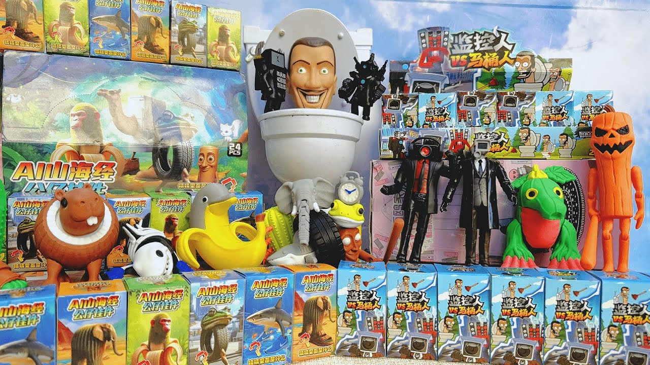 BEST Unboxing Collection Italian Brainrot x Skibidi Toilet Toys (Review ...