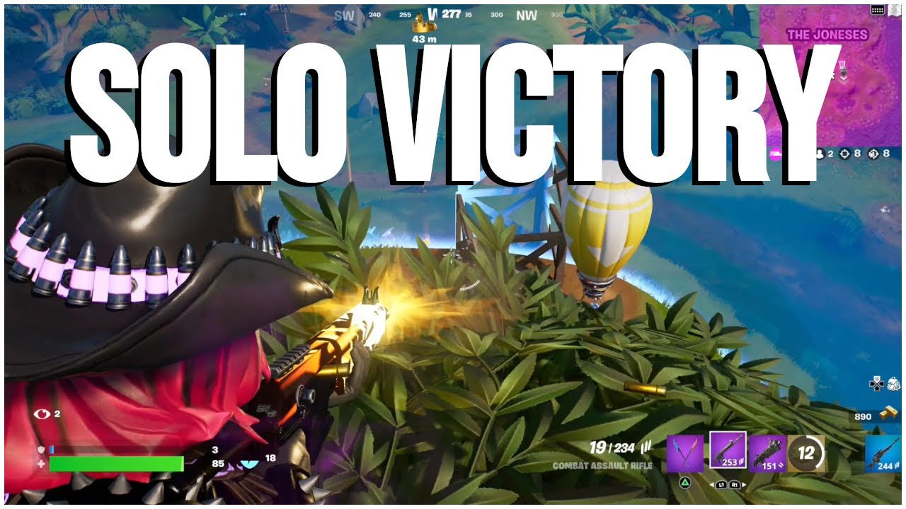 Solo WIN Fortnite Just Eliminations and DUB - YouTube
